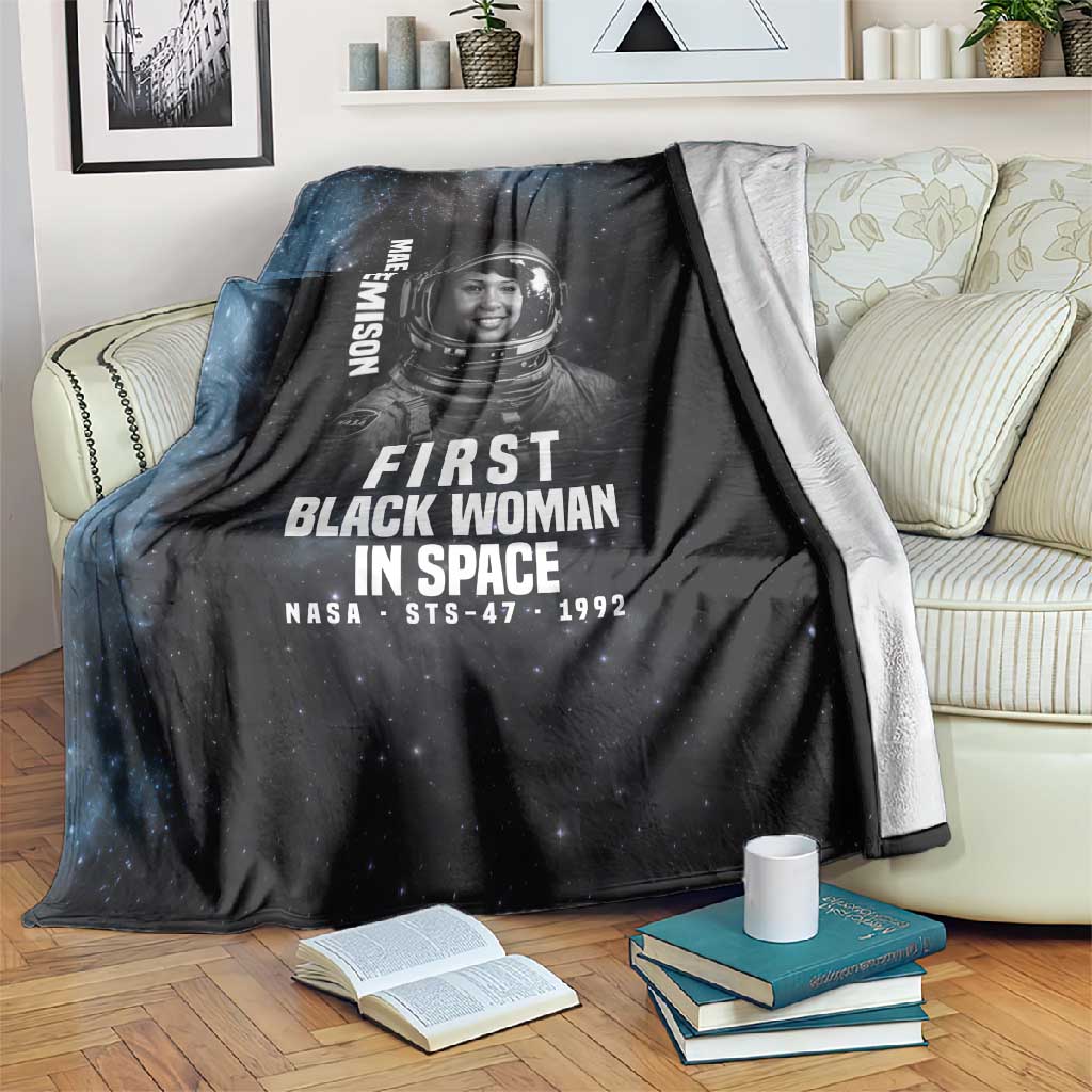 Mae Jemison Blanket with NASA Spacesuit Portrait, First Black Woman by ...