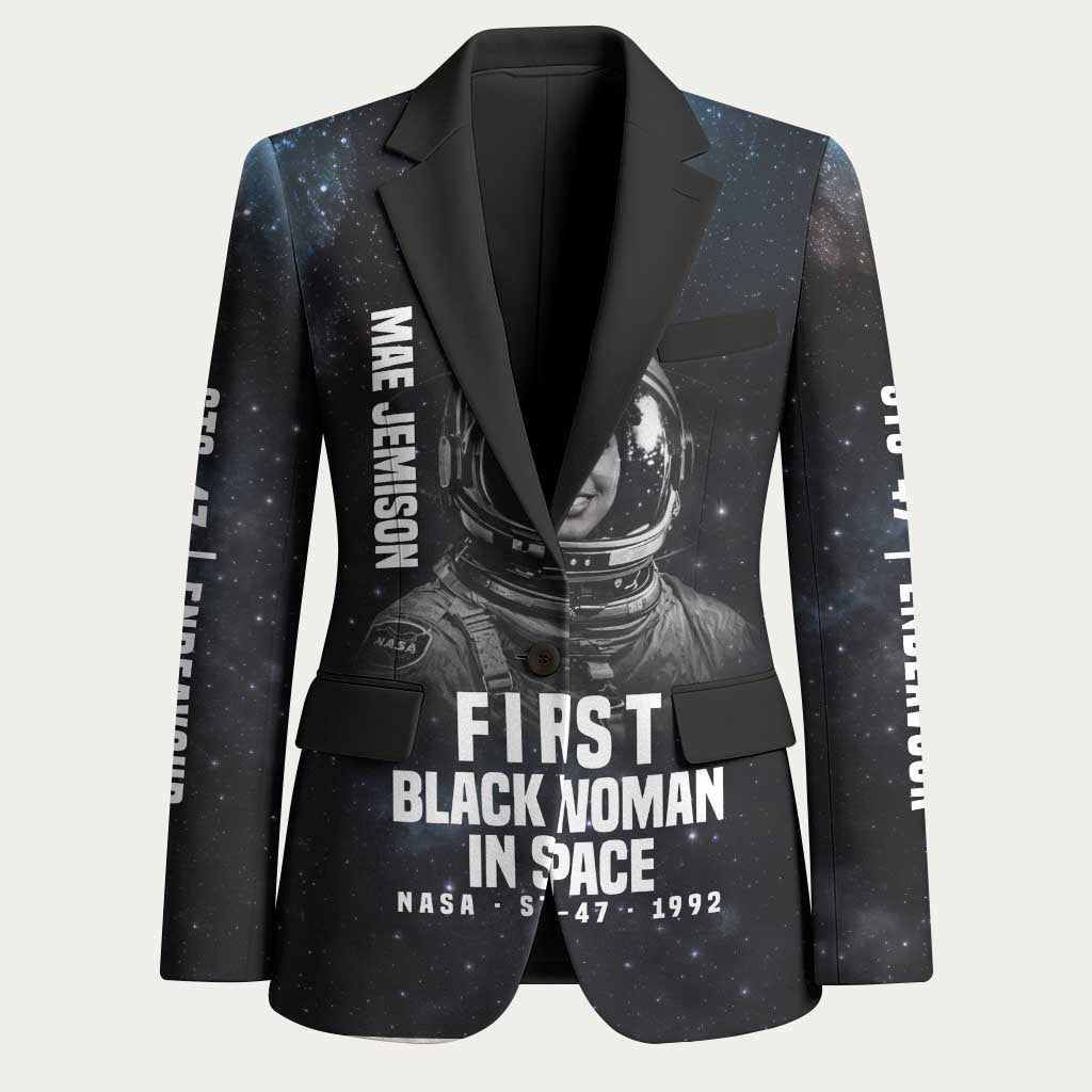 Mae Jemison Blazer with NASA Spacesuit Portrait, First Black Woman by ...