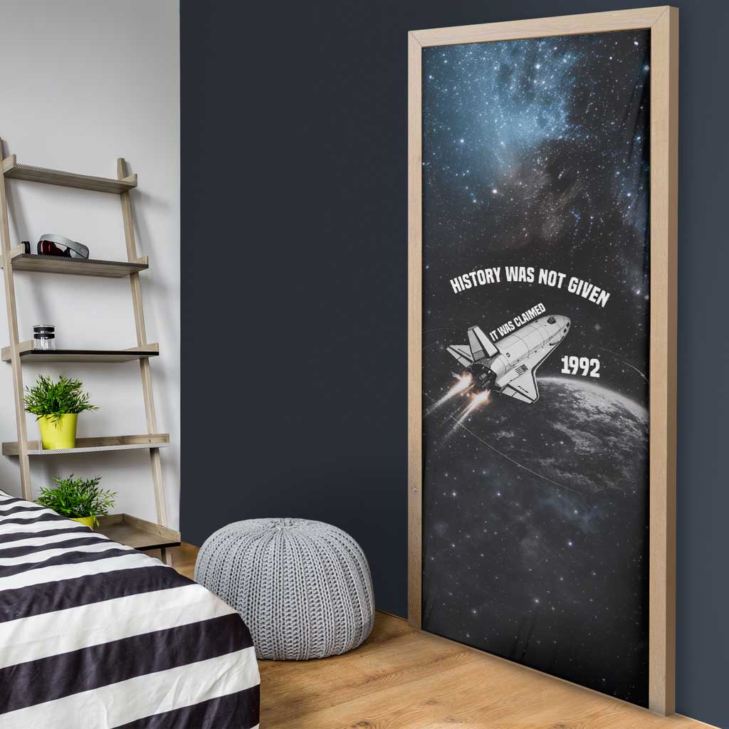 Mae Jemison Door Cover with NASA Spacesuit Portrait, First Black Woman ...