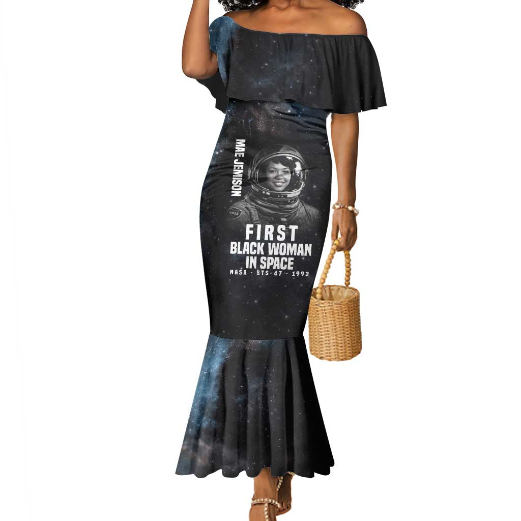 Mae Jemison Mermaid Dress with NASA Spacesuit Portrait, First Black ...