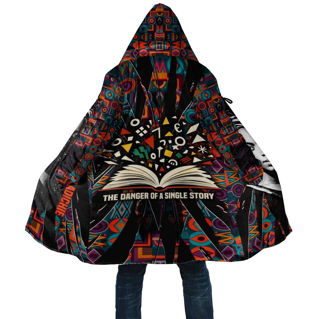 Chimamanda Ngozi Adichie Cloak with Monochrome Portrait, The Danger of ...