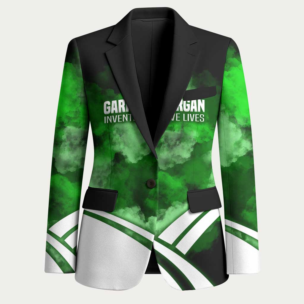 Garrett Morgan Blazer with Gas Mask Invention Illustration, Inventing ...