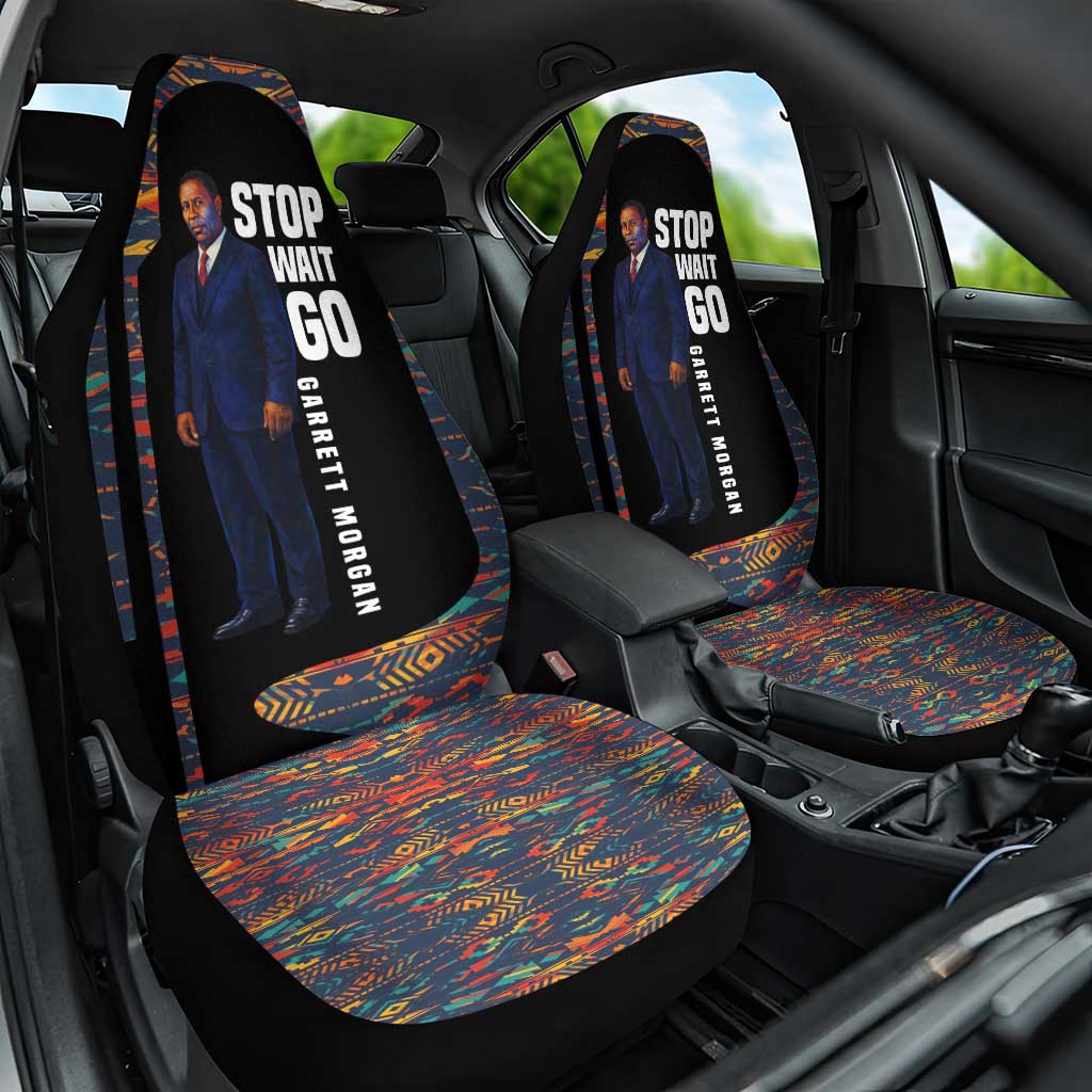 Garrett Morgan Car Seat Cover with Full Body Portrait, Stop Wait Go ...