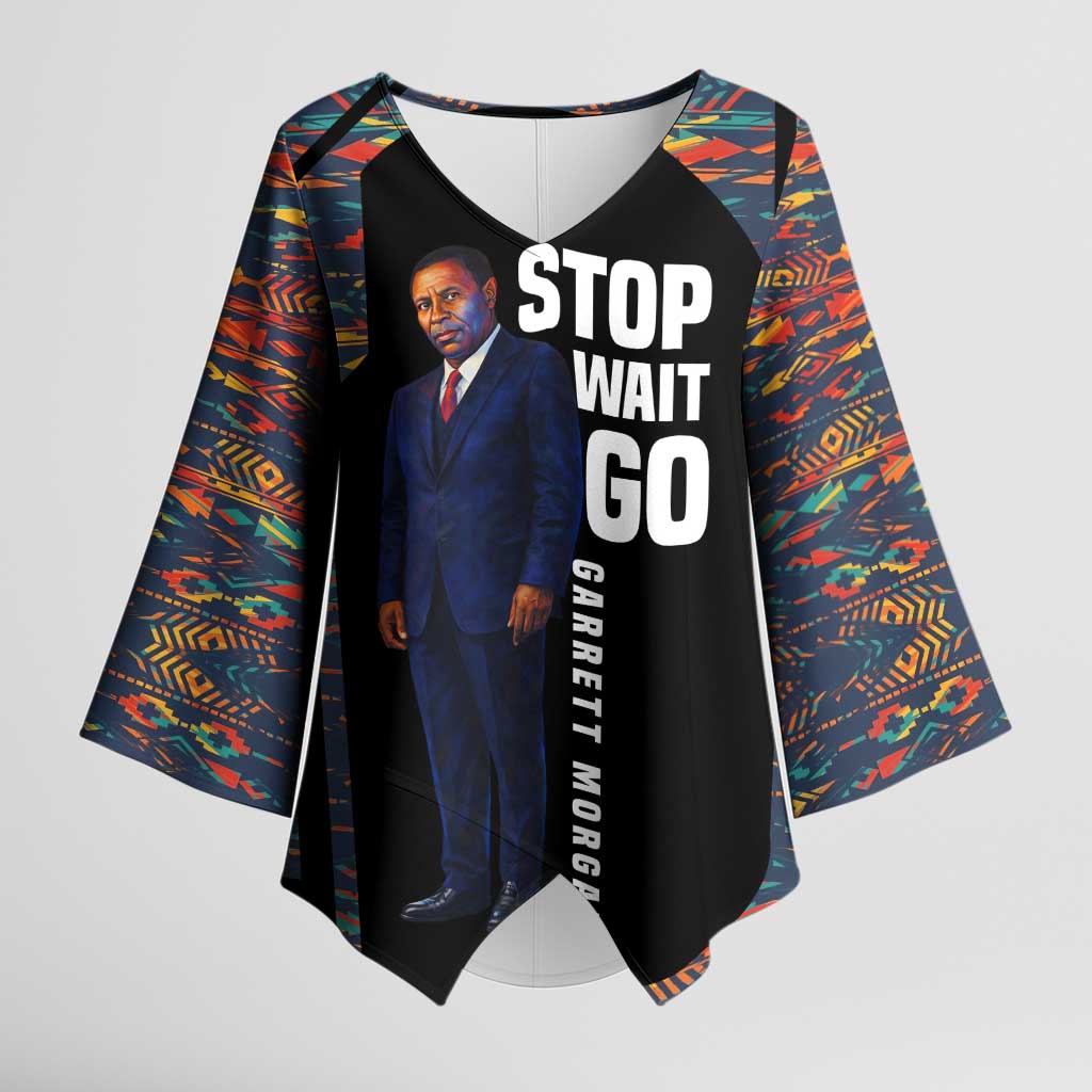 Garrett Morgan Kimono Sleeve Blouse with Full Body Portrait, Stop Wait ...
