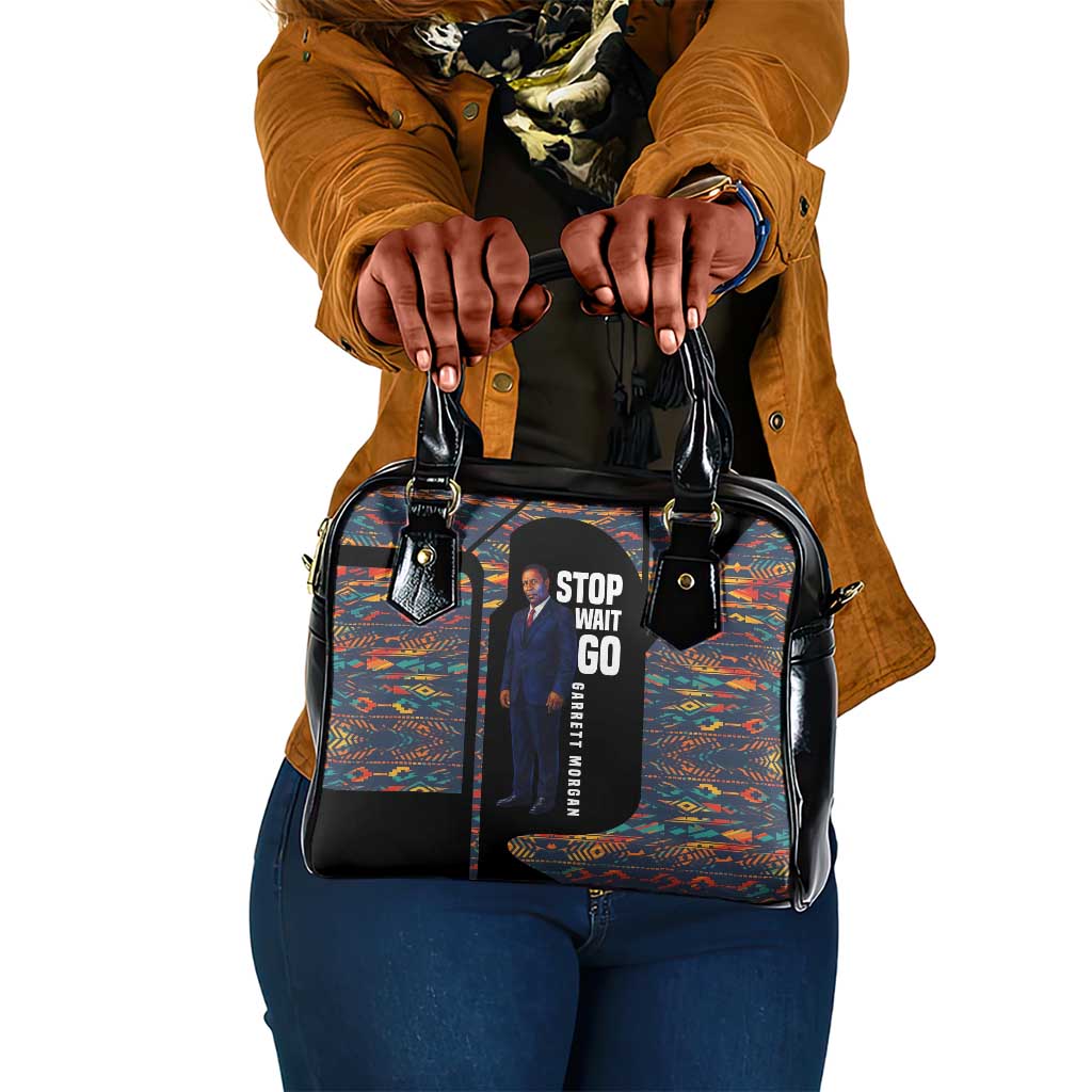 Garrett Morgan Shoulder Handbag with Full Body Portrait, Stop Wait Go ...
