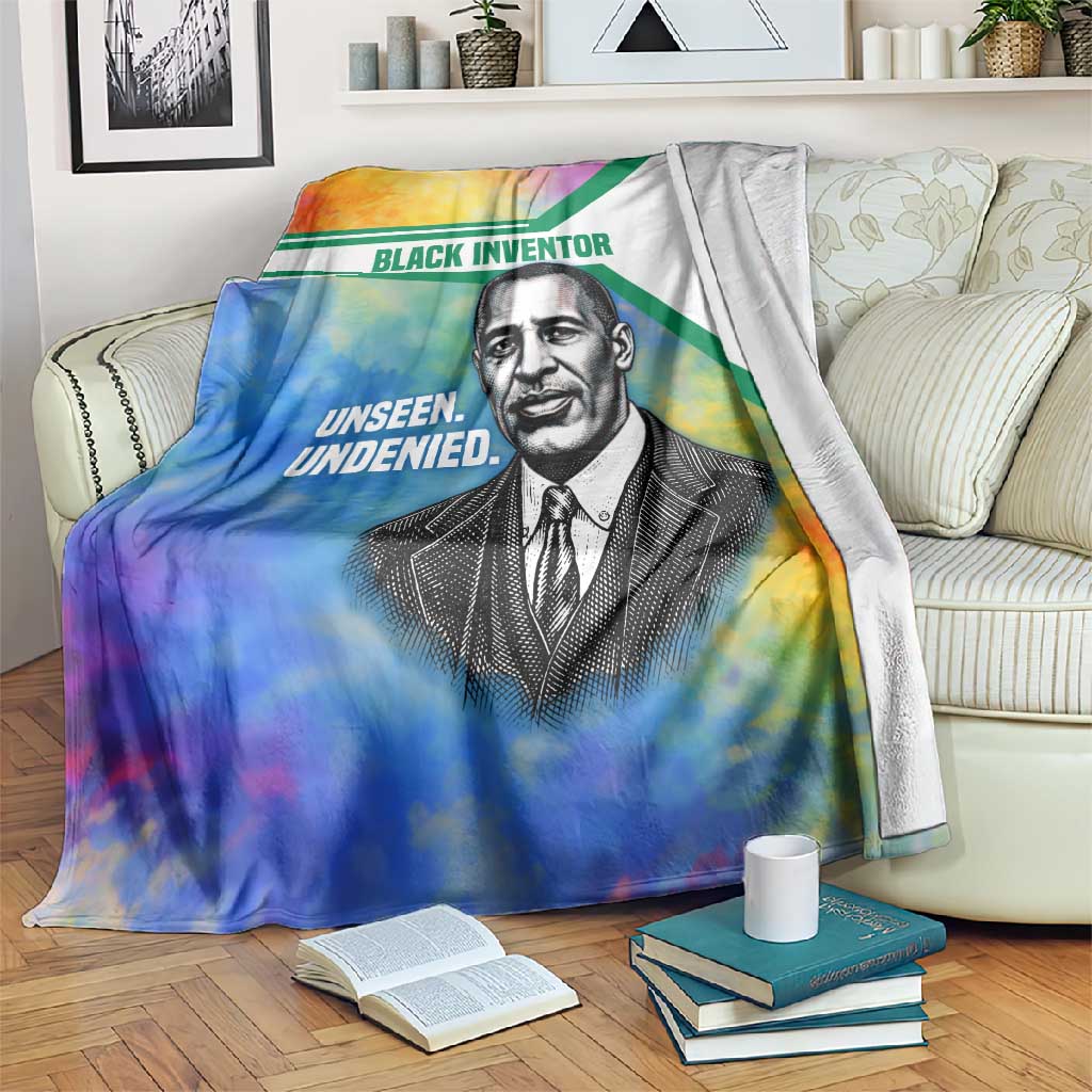 Garrett Morgan Blanket with Real Impact Quote, Black Inventor Portrait ...