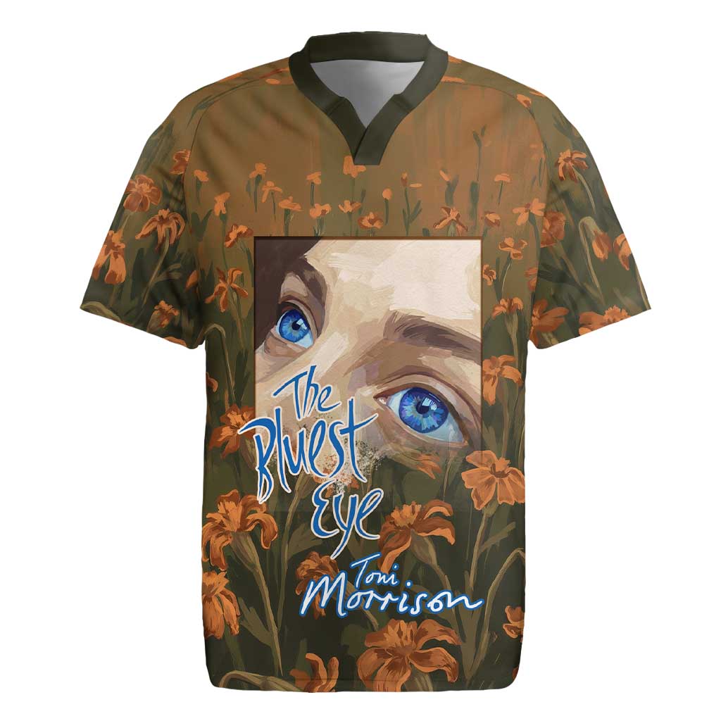 Toni Morrison Rugby Jersey Floral Themed Design Featuring The Bluest ...