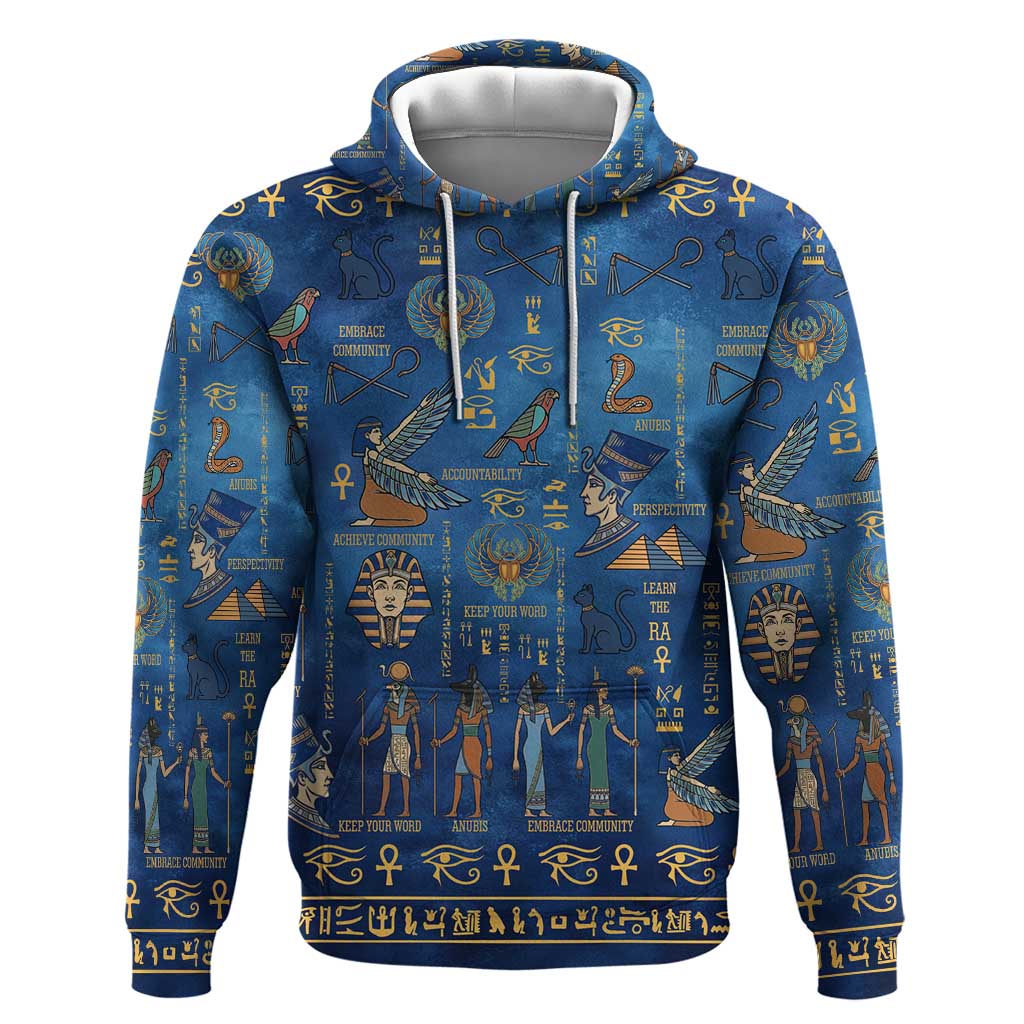 Ancient Egyptian Culture Hoodie Pharaohs Anubis Kemet and Symbolic ...