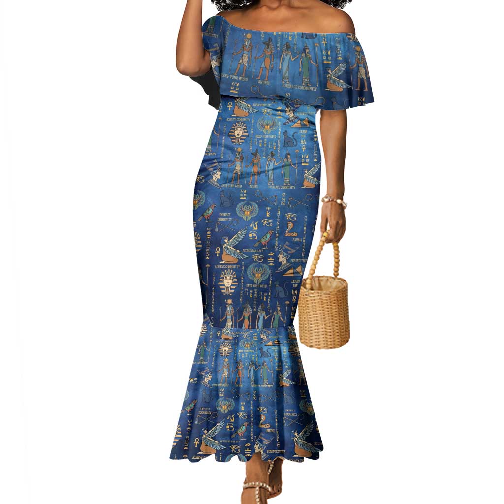 Ancient Egyptian Culture Mermaid Dress Pharaohs Anubis Kemet and ...