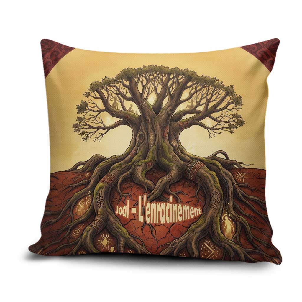 Léopold Sédar Senghor Pillow Cover Sacred Baobab Tree Design African ...