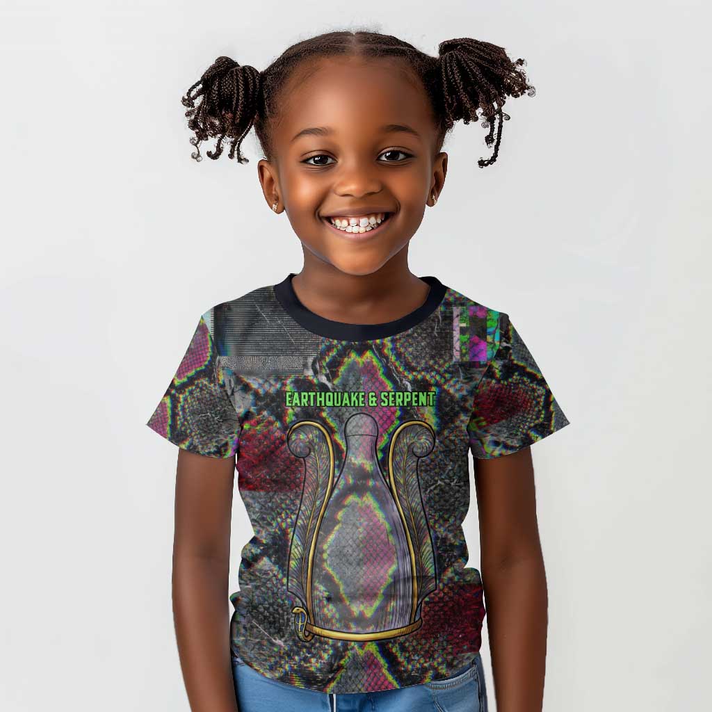 Geb Ancient Egyptian Kid T shirt with Serpent Throne and Snake Skin ...