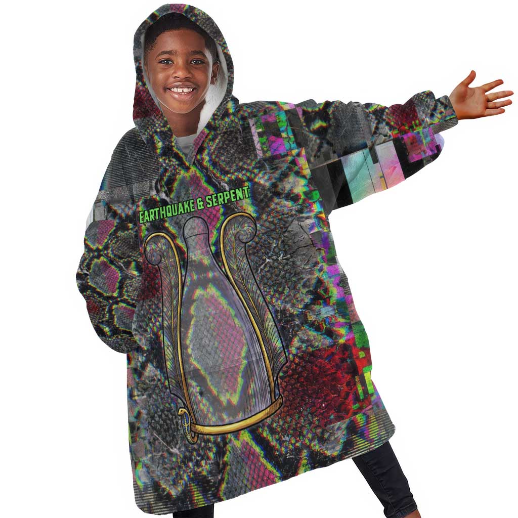 Geb Ancient Egyptian Kid Wearable Blanket Hoodie with Serpent Throne ...