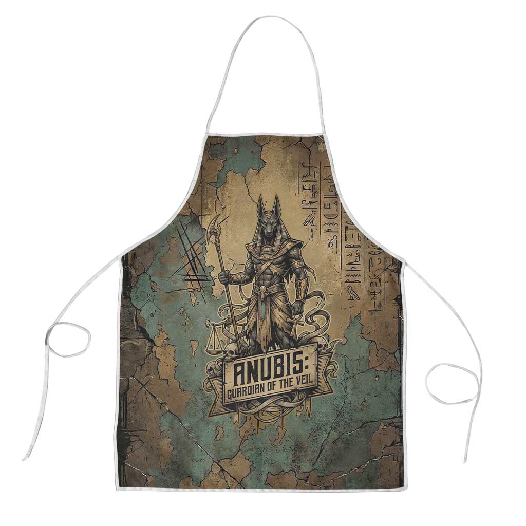 Anubis Apron Ancient Egyptian Aged Papyrus, Scales of Justice, and ...