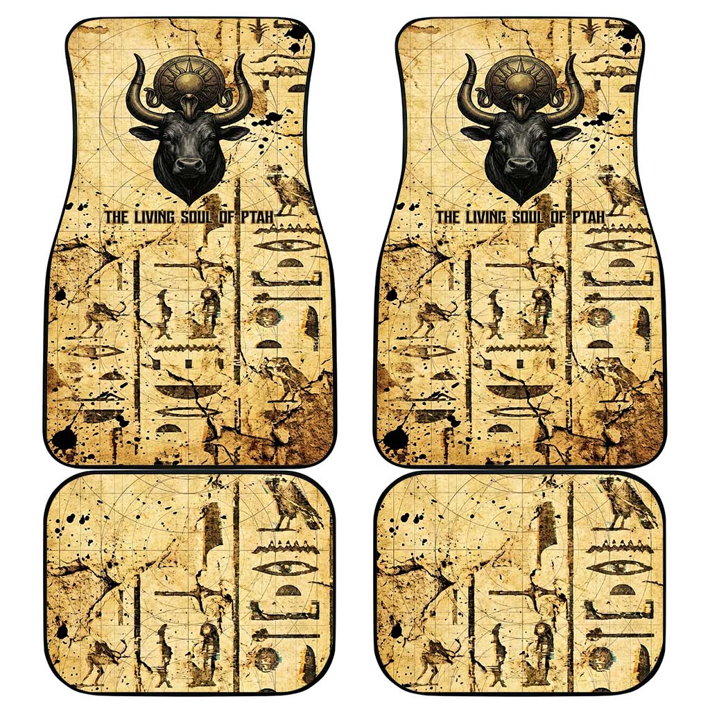 Apis Car Mats Ancient Egyptian Papyrus Map, Egyptian Crown Bull ...