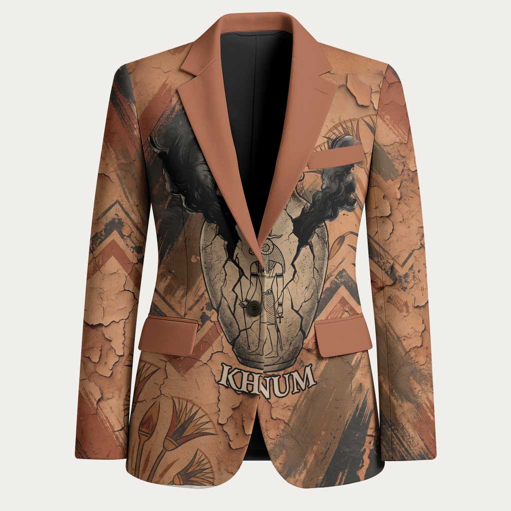 Khnum Blazer Ancient Egyptian Earthy Cracked Papyrus - Divine Potter by ...