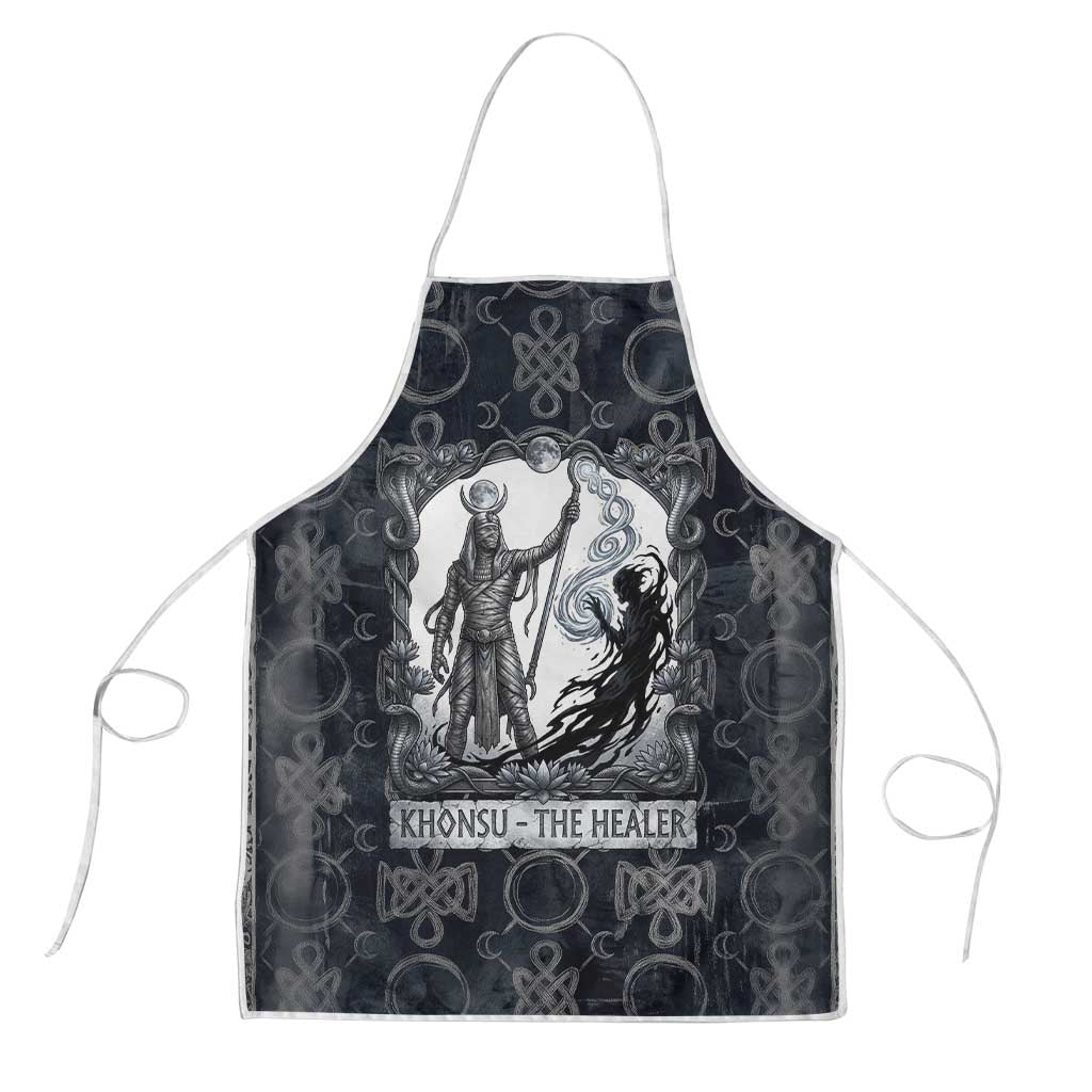 Khonsu Ancient Egyptian Apron with Dark Celtic Knot Pattern, Baboon ...