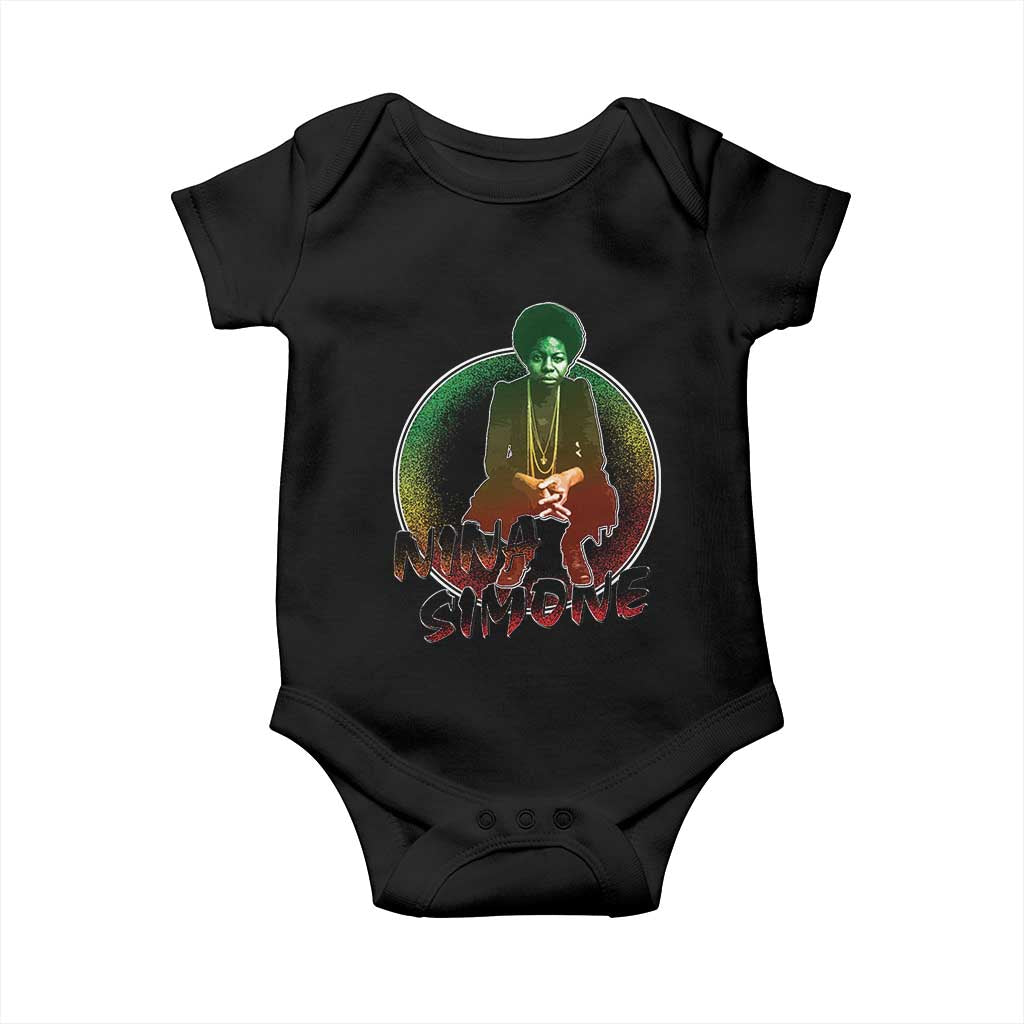 Nina Simone Baby Onesie Black Women History Pride by AfricanPride