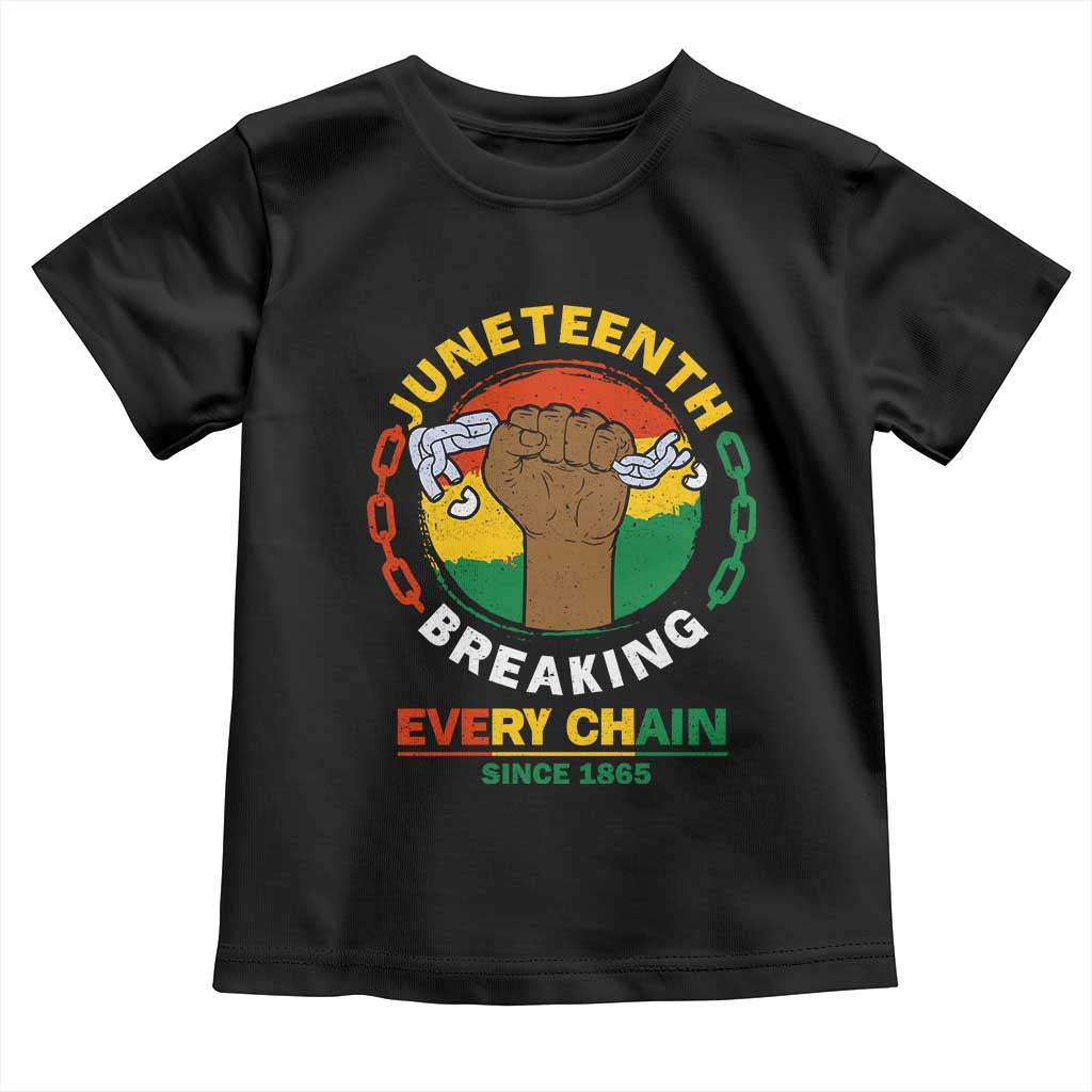 Juneteenth Baby Shirt Breaking Every Chain Since 1865 Black Freedom by ...
