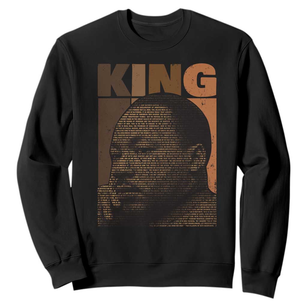 Martin Luther King Sweatshirt Melanin African American Black History ...