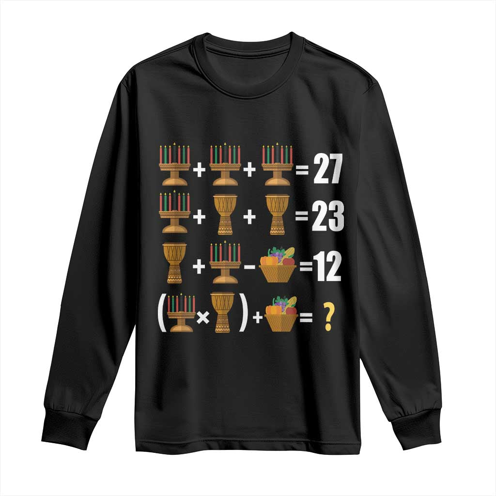 Funny 67 Kwanzaa Math Long Sleeve Shirt Six Seven Meme Kinara Candles ...