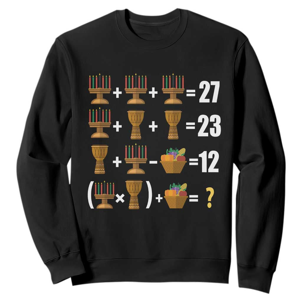Funny 67 Kwanzaa Math Sweatshirt Six Seven Meme Kinara Candles African ...
