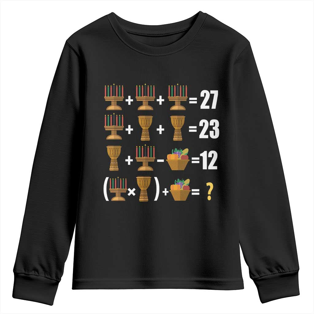 Funny 67 Kwanzaa Math Youth Sweatshirt Six Seven Meme Kinara Candles ...