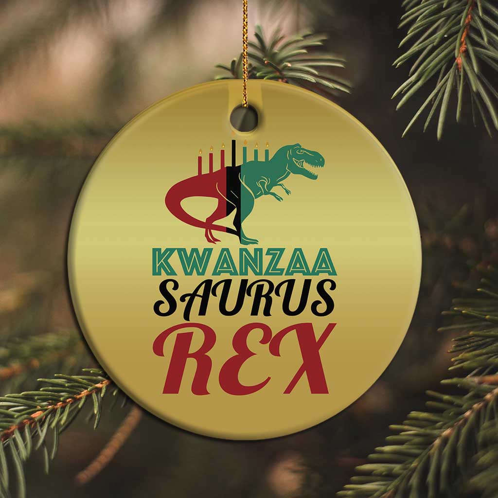 Kwanzaa Saurus Rex Kinara Candles Dinosaur T-rex African Heritage ...