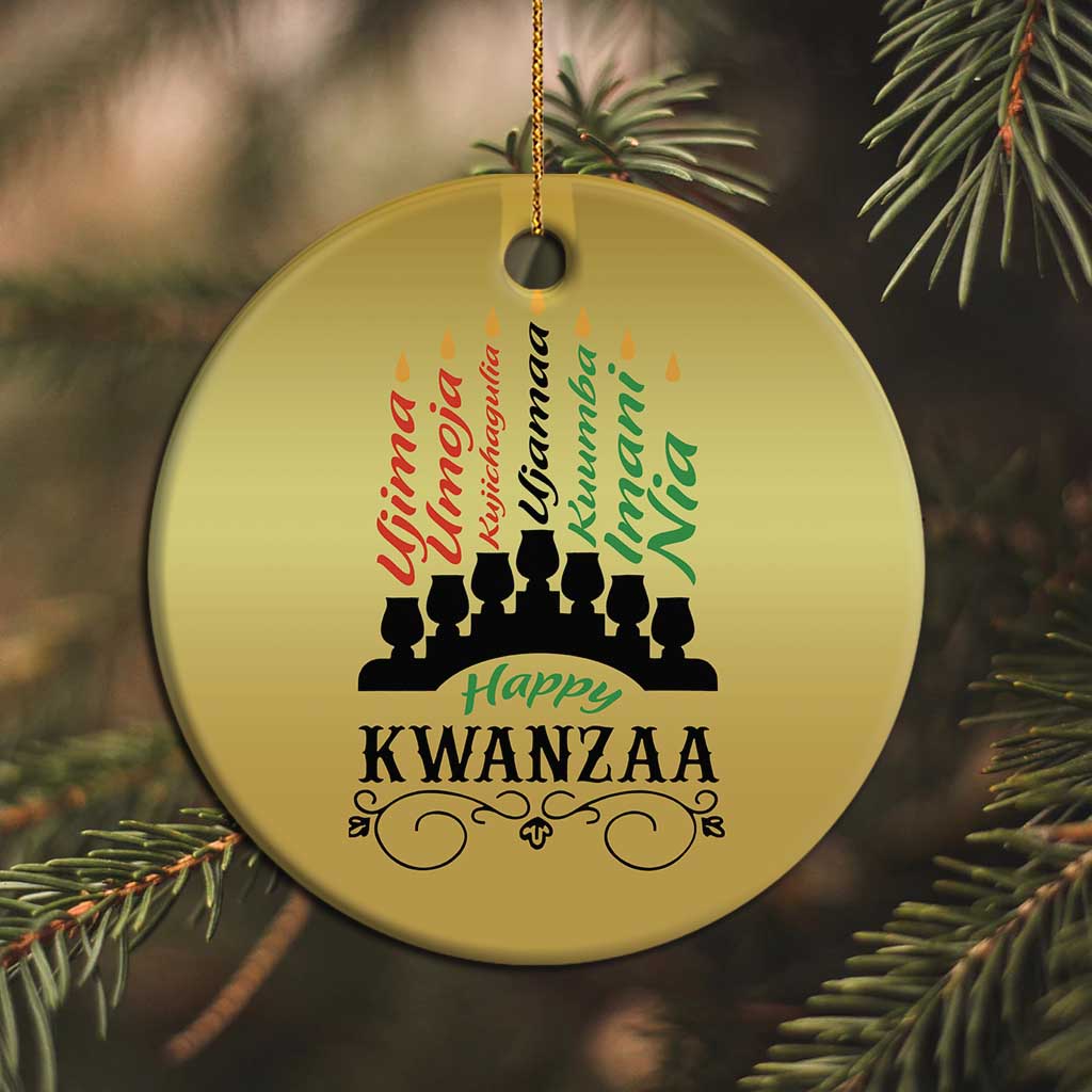 Happy Kwanzaa The 7 Principles African Nguzo Saba Kinara Candles ...