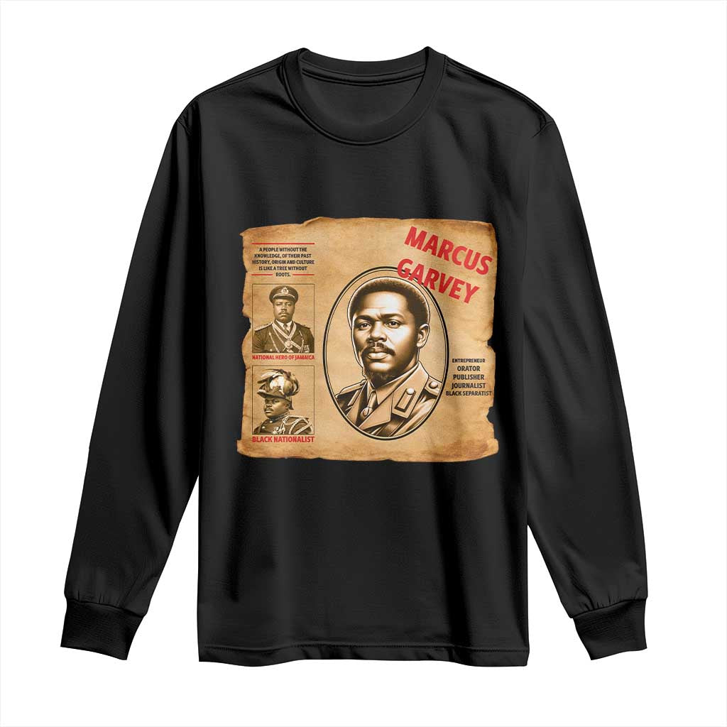 Marcus Garvey Long Sleeve Shirt First National Hero Of Jamaica Legacy ...