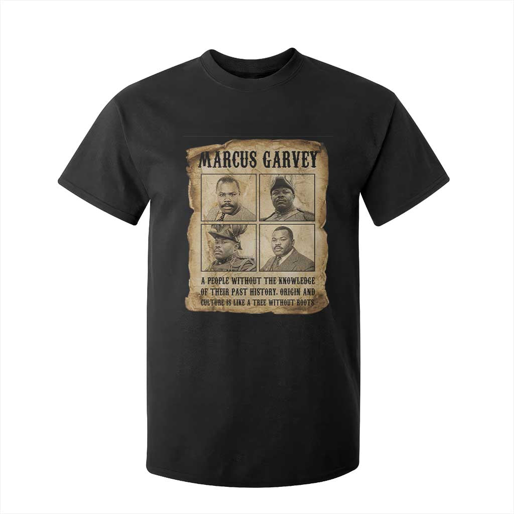Vintage Marcus Garvey Quote T Shirt For Kid A People Without Knowledge ...
