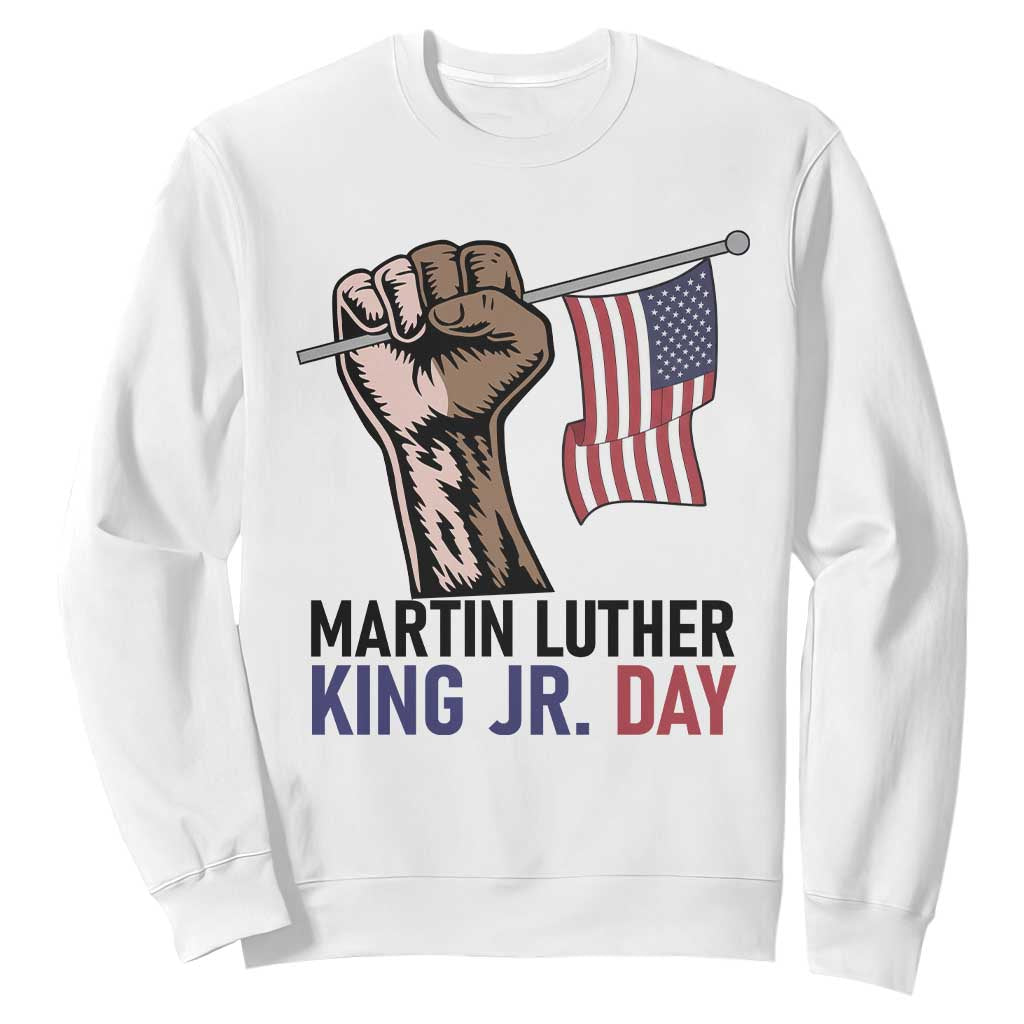 Martin Luther King Jr Sweatshirt Black History Month by African Pride